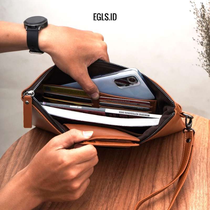 Promo - Arosa Bag Tas Tangan Pria Kulit Premium Handbag Clutch Cowo ...