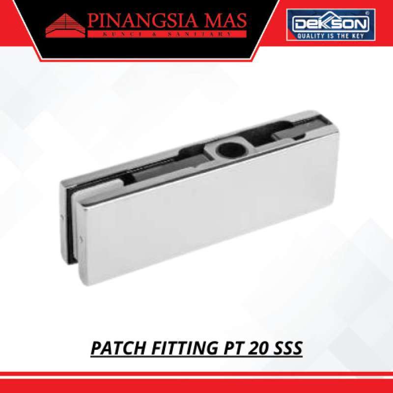 Promo Penjepit Pintu Kaca Frameless Dekkson Pt 20 Glass Door Patch ...