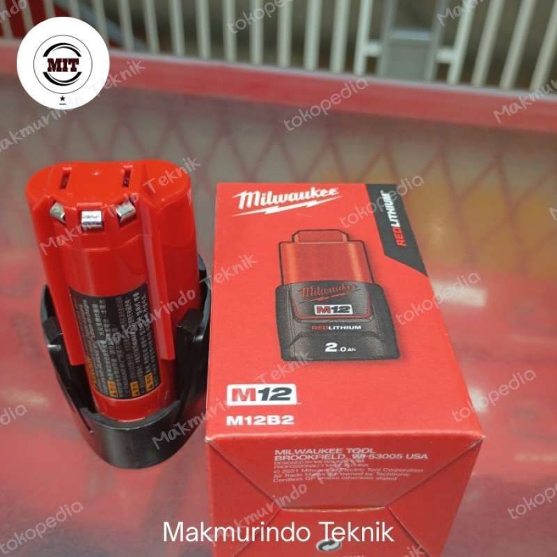 Promo Milwaukee M12 2.0ah Battery Pack 12 Volt Battery For Milwaukee ...