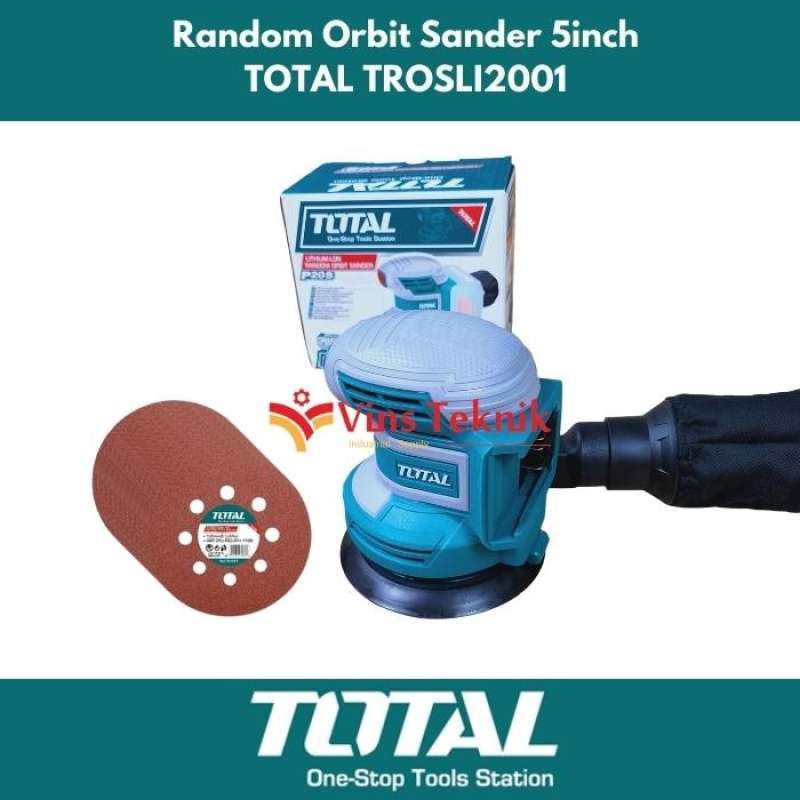 Promo Mesin Amplas Baterai Cordless Random Orbit Sander Total ...