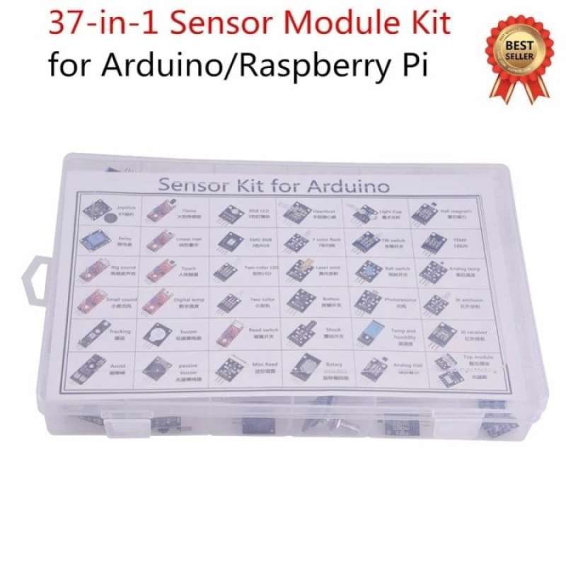 Promo 37 In 1 Modul Sensor Kit For Arduino & Raspberyy With Box Diskon ...