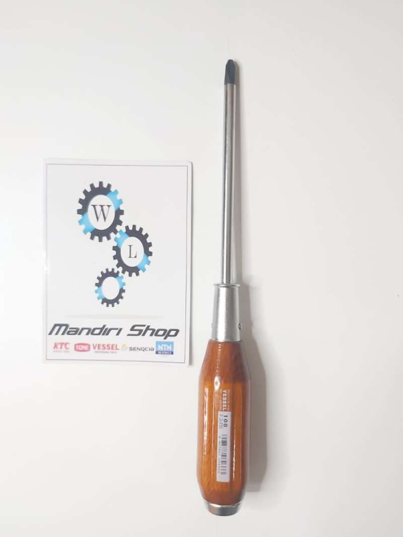 Promo Obeng Vessel Powerful Tang-thru Screwdriver Tipe 100 +3x150 ...