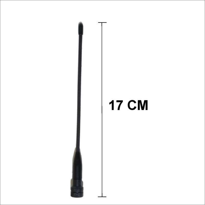 Jual Antena Ht Rh 702 Konektor Female Male Bnc Dual Band Vhf Uhf Panjang 17 Cm - Female Di ...
