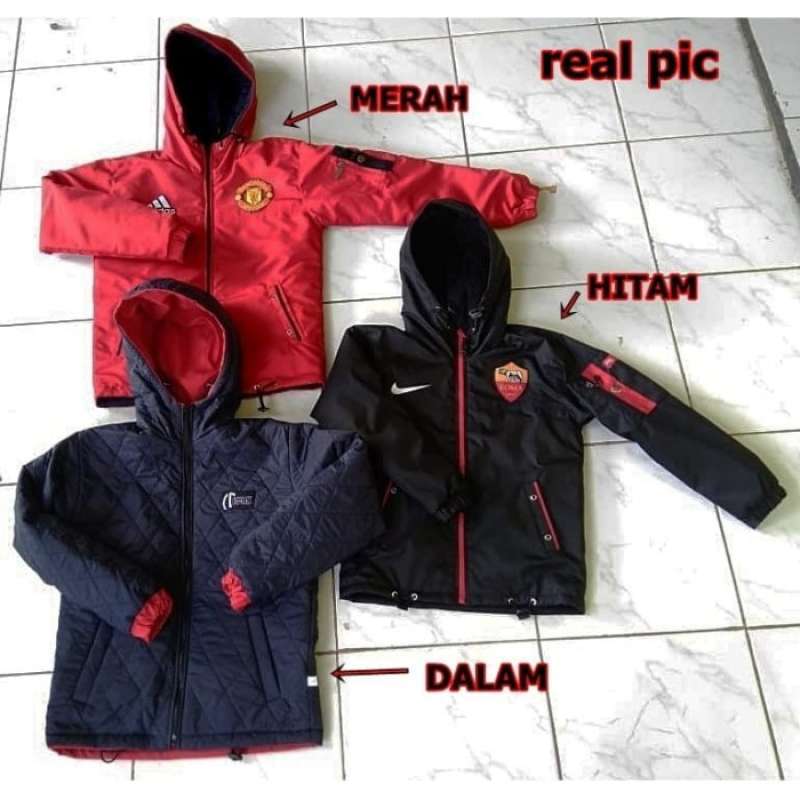 Jual Jaket Bola Anak Timnas Indonesia Keren Anti Air - Xl Hitam Di ...