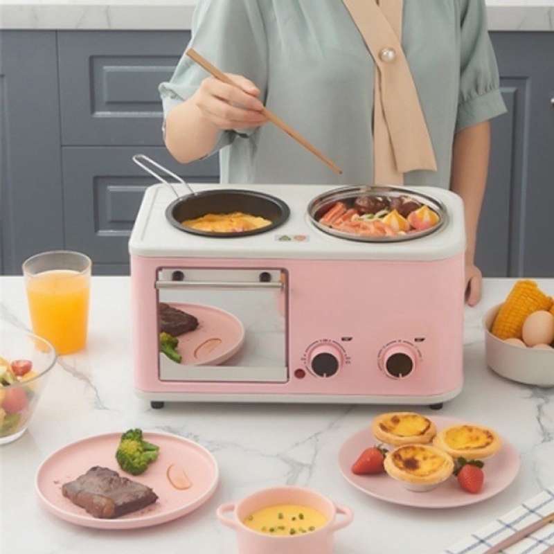 Promo Alat / Mesin Masak 3 In 1 Panggang / Oven , Goreng Dan Rebus 3in1 ...