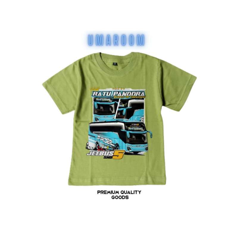 Jual Kaos Atasan Anak Bis Viral Bus Mania Ratu Pandora Usia 1-12 Tahun - Biru Muda Xl Di Seller ...