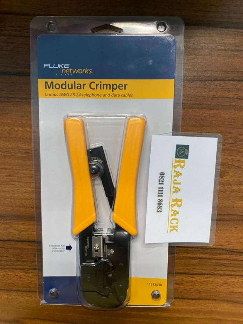 Promo Tang Crimping Fluke Modular Crimper Rj45 Rj12 Rj11 Crimping Tool ...