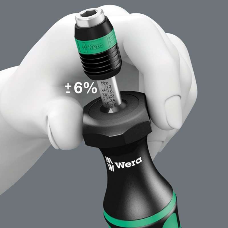 Promo Obeng Torsi 1/4 0.3-1.2nm Wera 05074715001 Pre-set Torque ...
