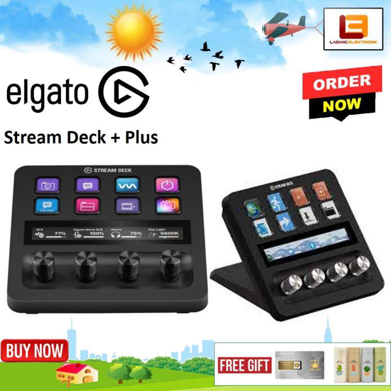 Jual Elgato Stream Deck + Plus / Audio Mixer - Stream Deck Plus ...