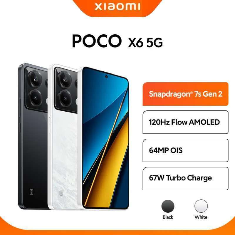 Promo Poco X6 5g [12/256] Powerful Snapdragon 7s Gen 2 Fiow Amoled ...