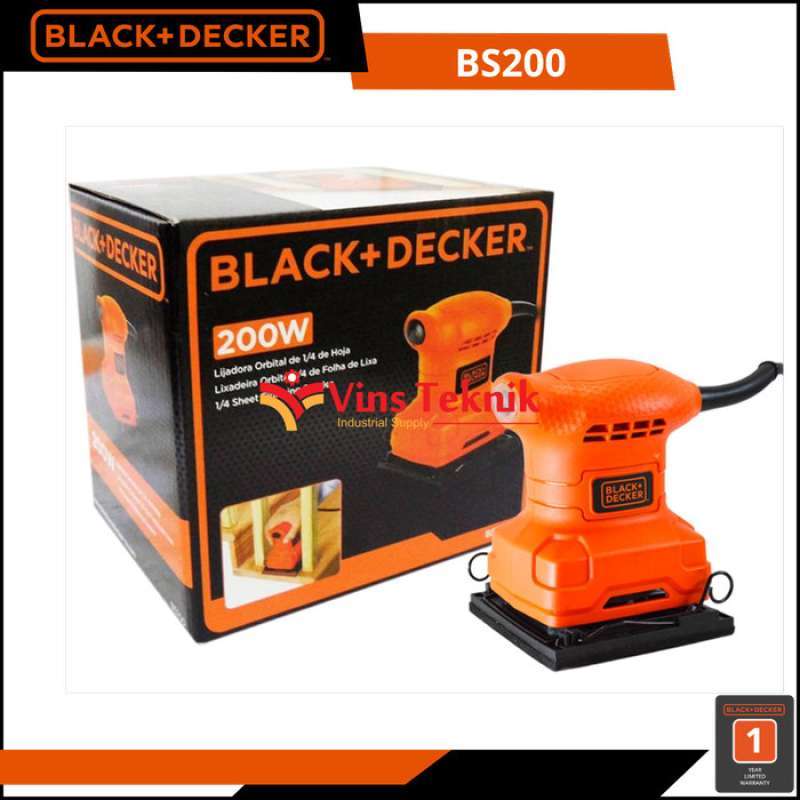 Promo Mesin Amplas Sander Bs200 Black+decker Bs 200 Diskon 23% Di Seller Ponda Store - Duri Kepa ...