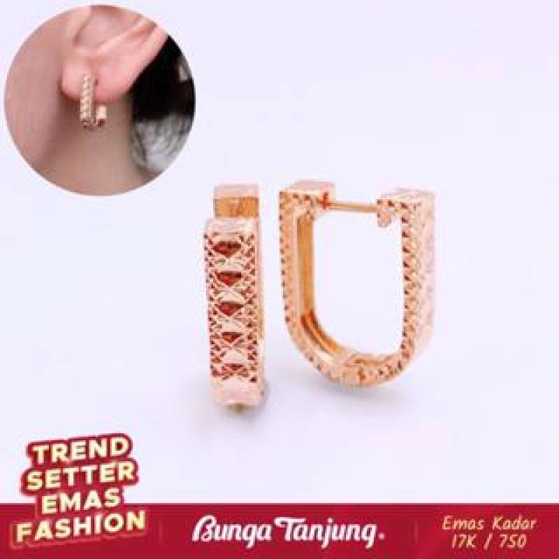 Jual Anting Fashion Arsir U - Emas 17k - Bunga Tanjung Gold Di Seller Bunga Tanjung Official ...