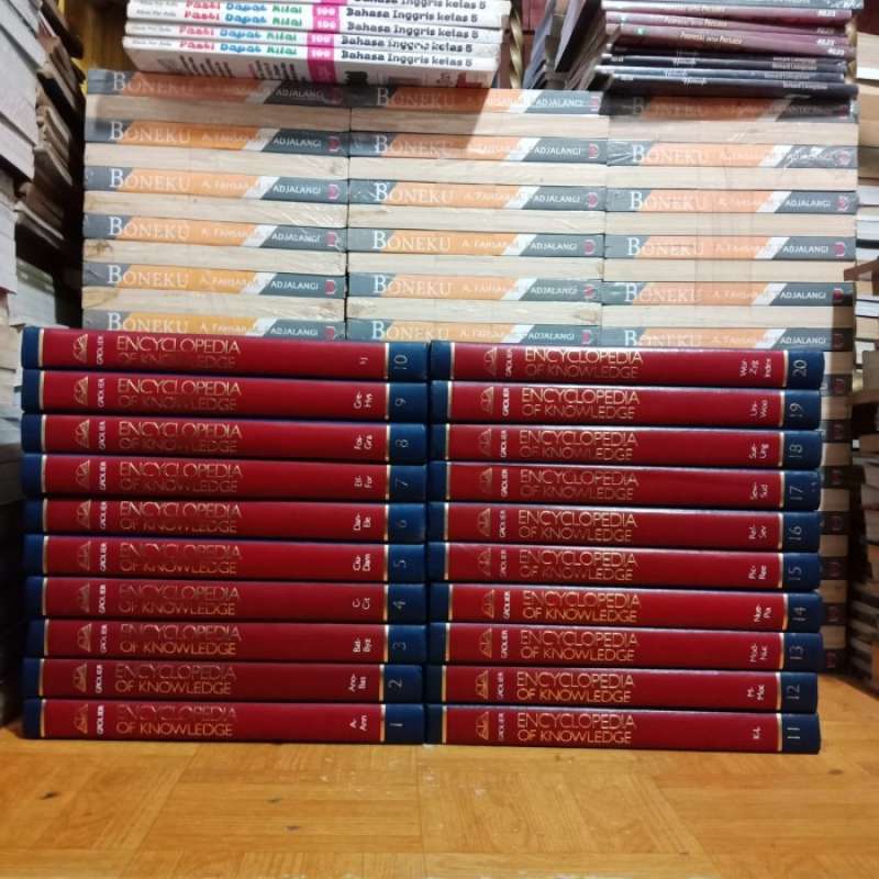 Jual Buku Original - Grolier Encyclopedia Knowledge Vol 1-20 Di Seller ...