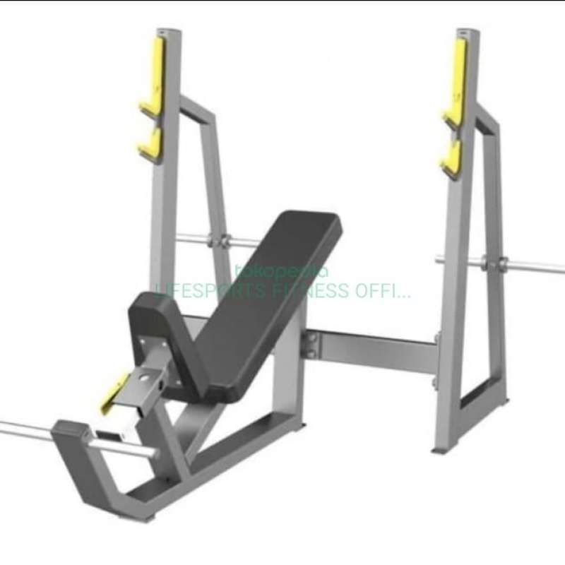 Promo Alat Fitnes Olympic Incline Bench Dhz Bench Press Import Original ...