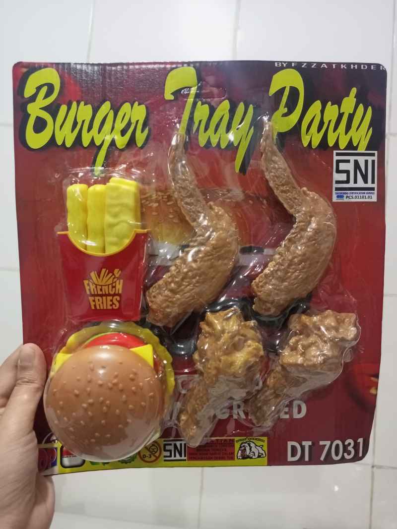 Jual Mainan Ayam Chicken Fast Food/ Mainan Anak Burger Kentang Di ...