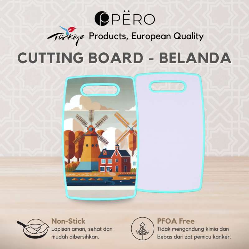 Promo Pero Pattern Cutting Chopping Board Non Stick / Talenan Anti ...
