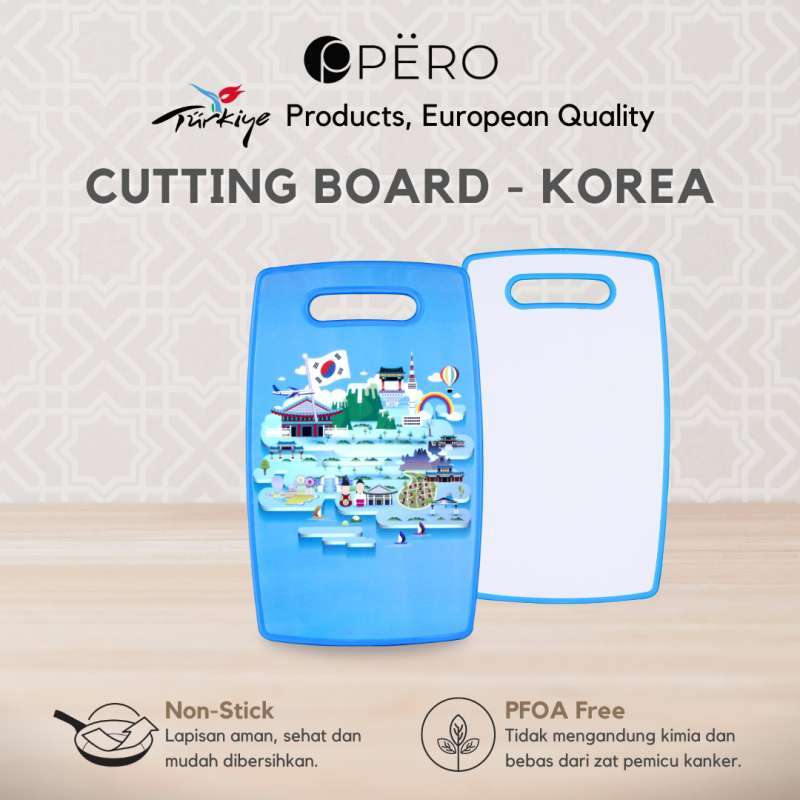 Promo Pero Pattern Cutting Chopping Board Non Stick / Talenan Anti ...