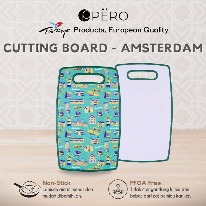 Promo Pero Pattern Cutting Chopping Board Non Stick / Talenan Anti ...