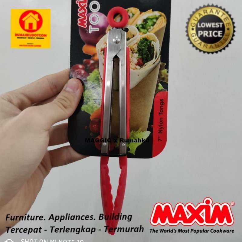 Jual Pencapit - Capit Makanan 7inch Service Tongs - Maxim Tools Di ...
