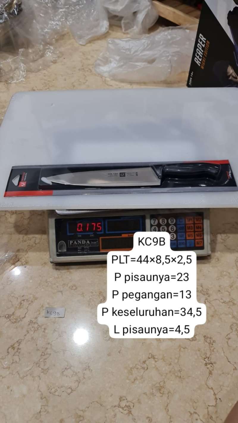 Jual Homemaster Pisau/knife Handle Plastik Warna/color 9/22.5 Cm Kc9 Di Seller Reaver ...