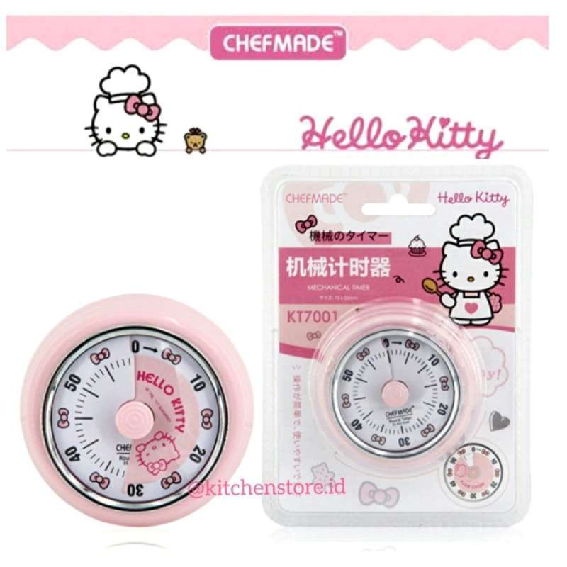 Jual Chefmade Magnetic Mechanical Kitchen Timer Hello Kitty - Kt7001 Di ...