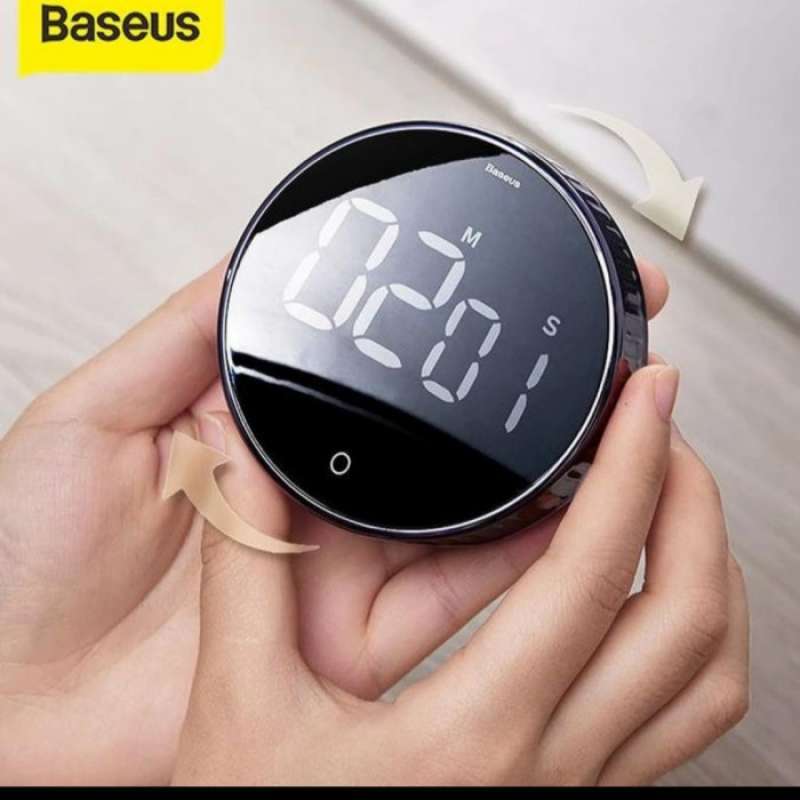 Jual Baseus Digital Timer 100% Ori Heiyo Rotation Alarm Dapur Masak ...