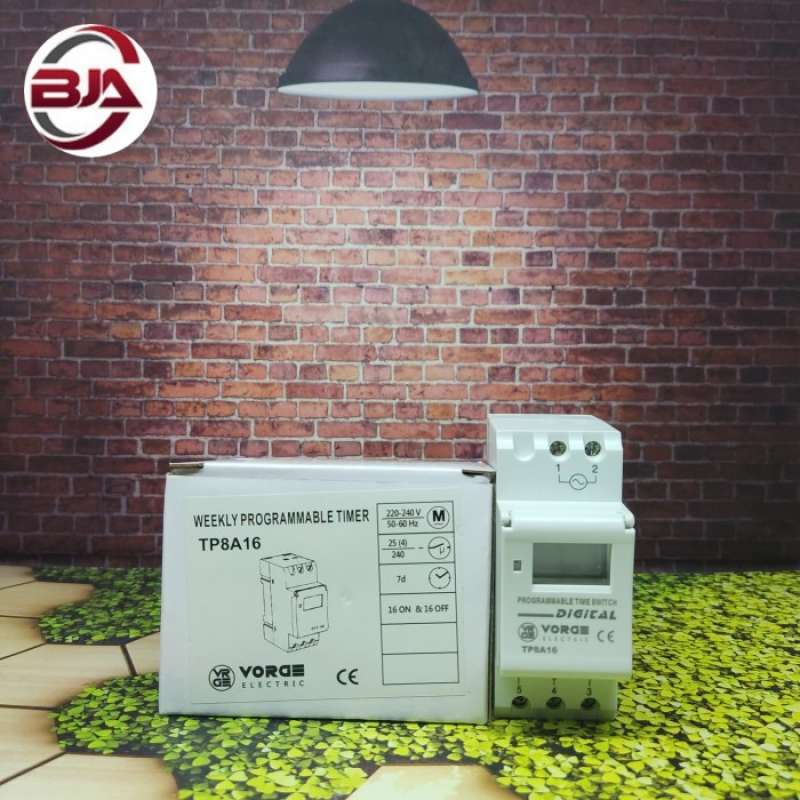 Jual Weekly Digital Timer 220v Ac Tp8a16/weekly Digital Timer 1min ...