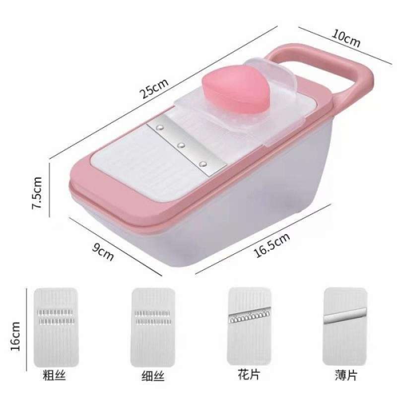 Jual Sejati Parutan Serbaguna 5in1 / Parutan Multifungsi - Biru Muda Di ...