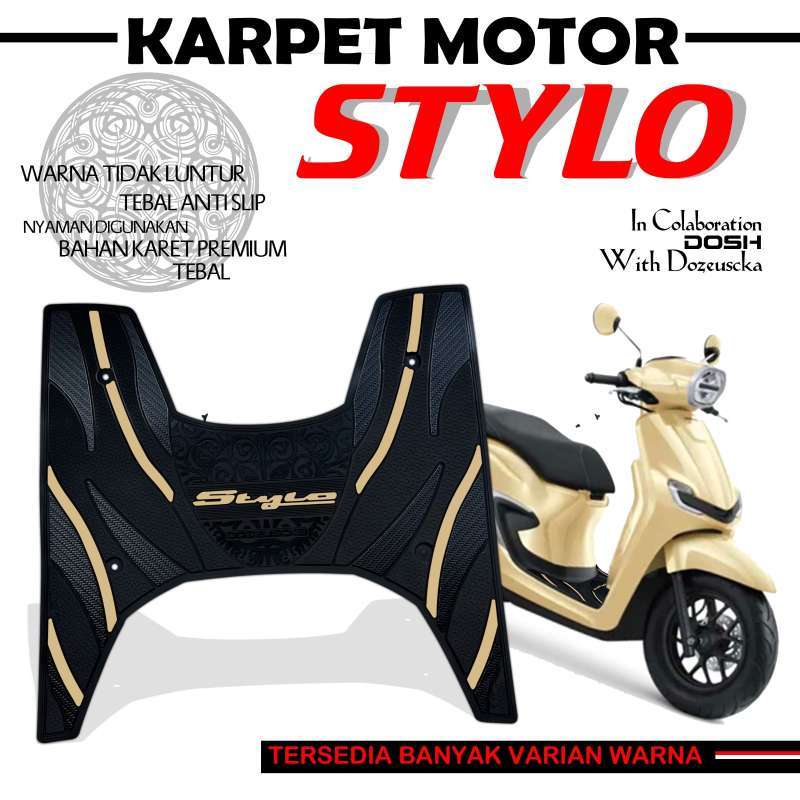 Promo Kenkay Auto Karpet Pijakan Kaki Motor Stylo Terbuat Dari Bahan ...