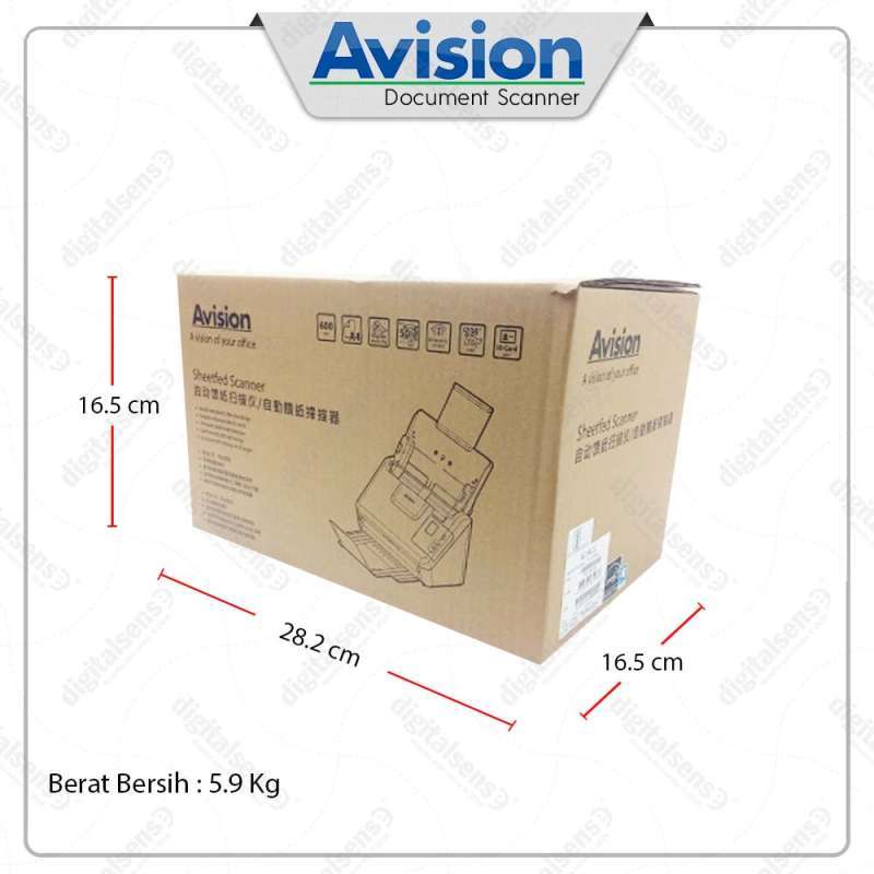 Jual Scanner Avision Periksa Nilai Ljk Ad340g - Adf - A4/f4/legal/folio ...