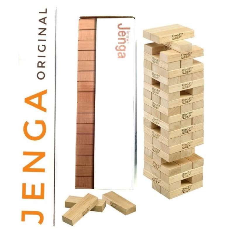 Promo Mainan Kayu Jenga (kualitas Premium) Diskon 3% Di Seller Mira Store - Cengkareng Timur ...
