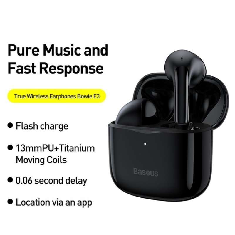 Promo Baseus Tws Bowie E3 Earbuds True Wireless Stereo Bluetooth 5.0 ...