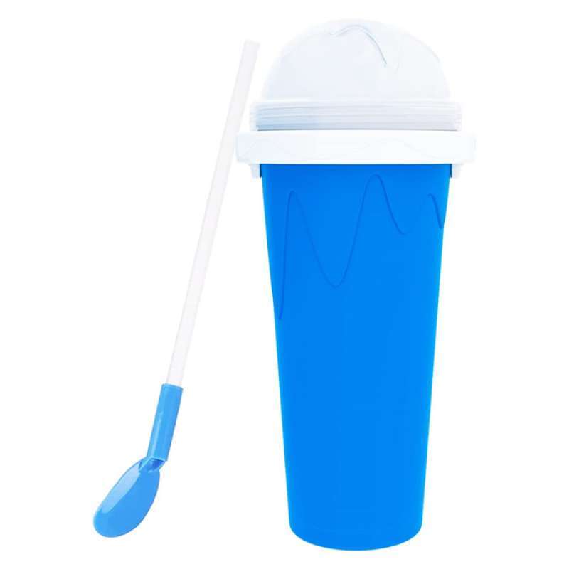 Jual Slushy Cup Ice Cream Maker Frozen Smoothie Squeeze Quick Cooling ...