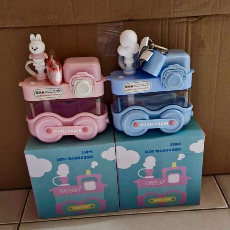 Jual Botol Minum Kereta 530ml / Botol Dudu Train Anak / Water Bottle ...