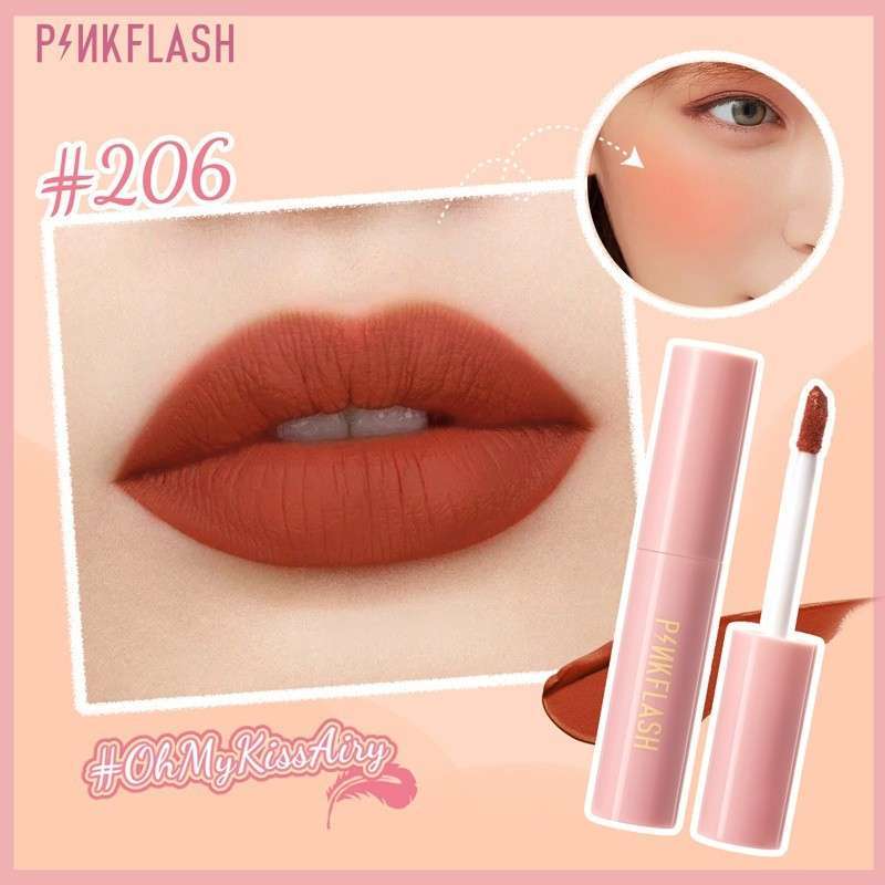 Jual Pinkflash Lip & Cheek Duo Matte Tint Pf-m01 - #206 Di Seller Kim Beauty Official Store ...