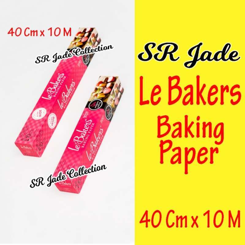 Jual Le Bakers Baking Paper 40 Cm X 10 M Kertas Baking Roti Putih Di ...
