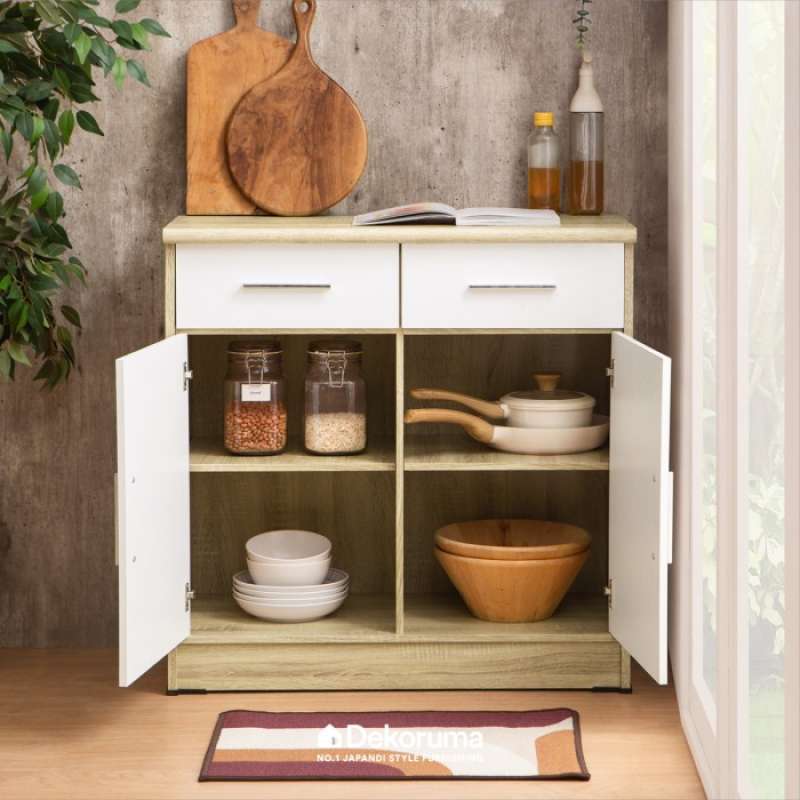 Jual Dekoruma Rak Bawah Dapur 2 Pintu - Kitchen Set - Cubic Elena Ksb ...