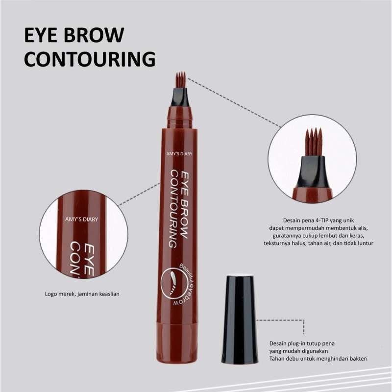 Promo Amy's Diary 2 In 1 Set Eyes Makeup Eyebrow Eyeliner Waterproof ...