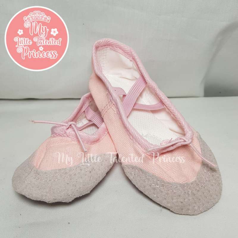 Jual Sepatu Ballet Kanvas Day Dance Import - Split Sole - 23 Black Di ...