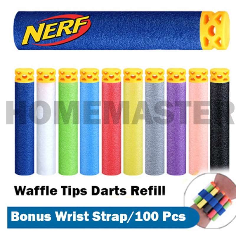 Promo Refill Peluru Pistol Busa/foam Darts/soft Bullet Nerf Waffle Tips ...