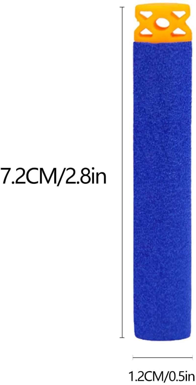 Promo Refill Peluru Pistol Busa/foam Darts/soft Bullet Nerf Waffle Tips ...