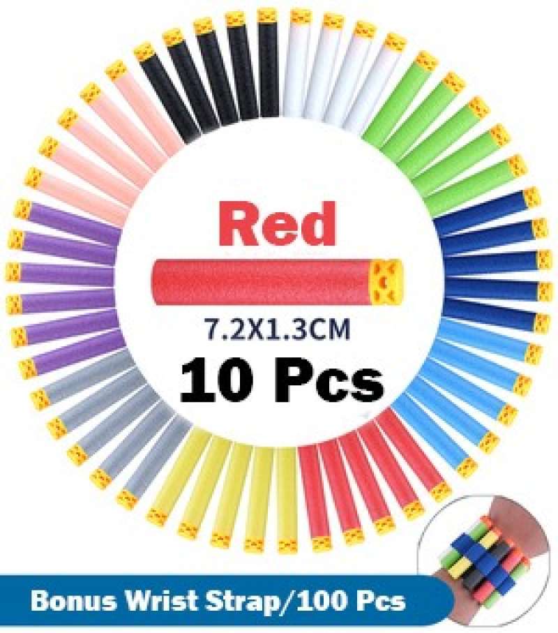 Promo Refill Peluru Pistol Busa/foam Darts/soft Bullet Nerf Waffle Tips ...