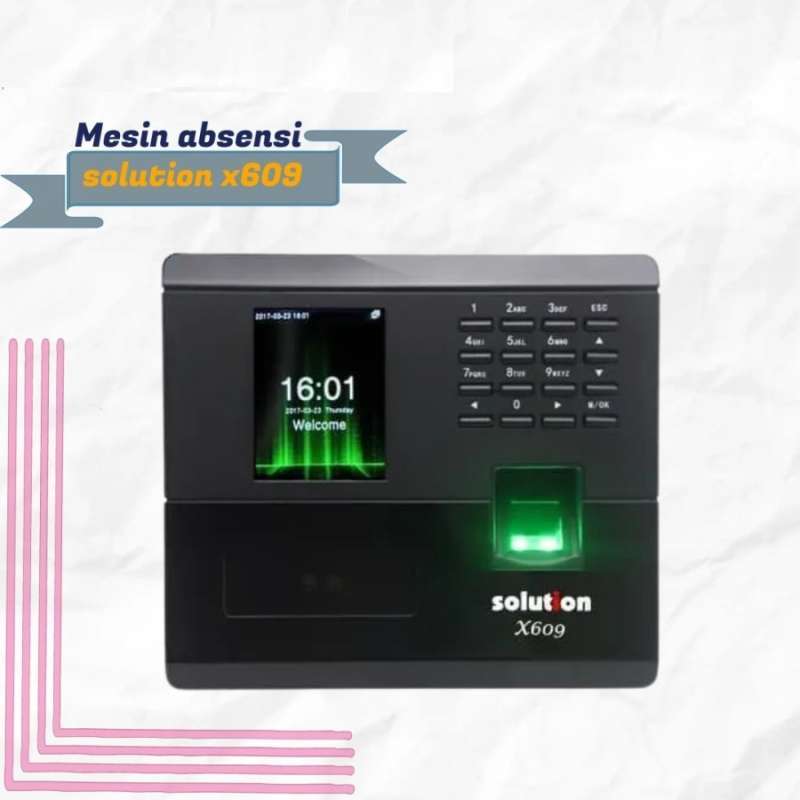 Jual Solution X609 Mesin Absensi Fingerprint Wajah Dan Akses Kontrol ...