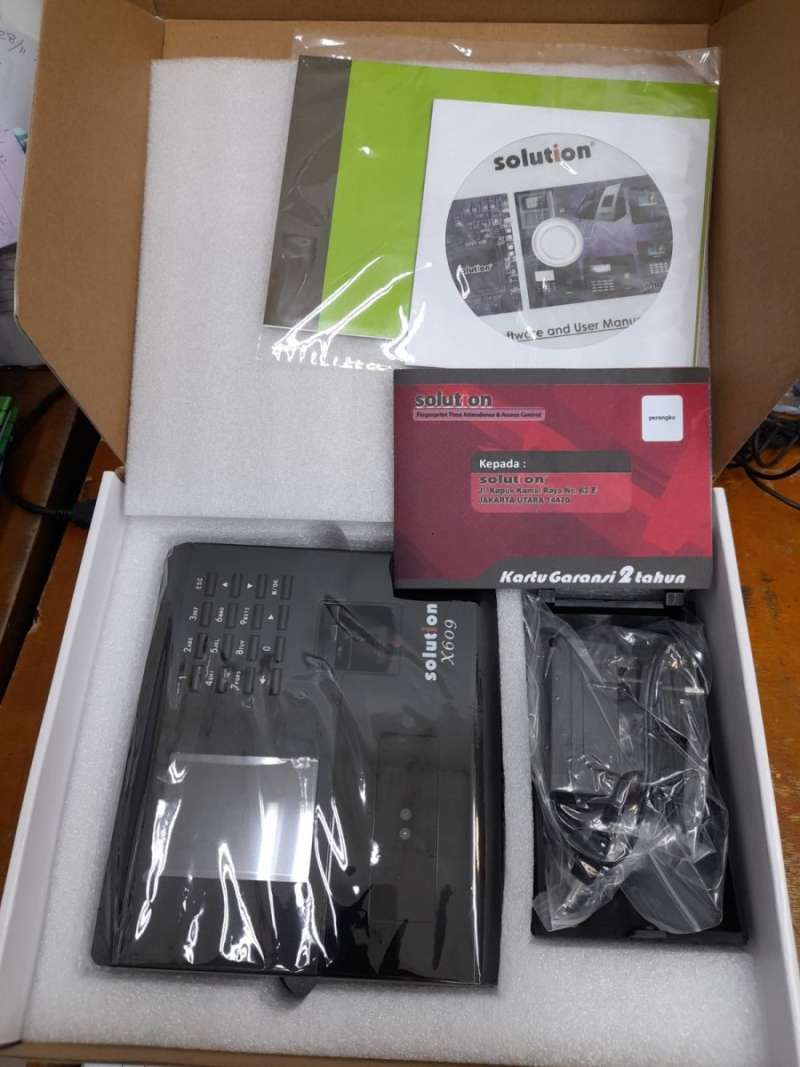 Jual Solution X609 Mesin Absensi Fingerprint Wajah Dan Akses Kontrol ...