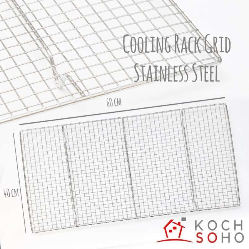 Jual Cooling Rack 60 X 40 Stainless Kotak / Square / Rak Pendingin Kue ...