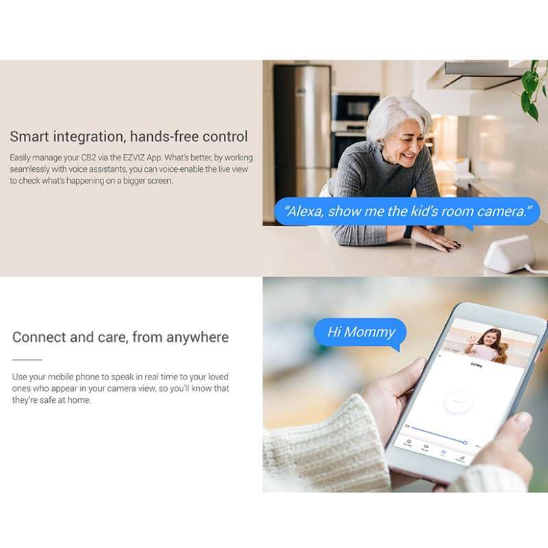 Jual Ezviz Cb2 1080p Usb Type-c 2.000mah Indoor Wifi Smart Home Battery ...