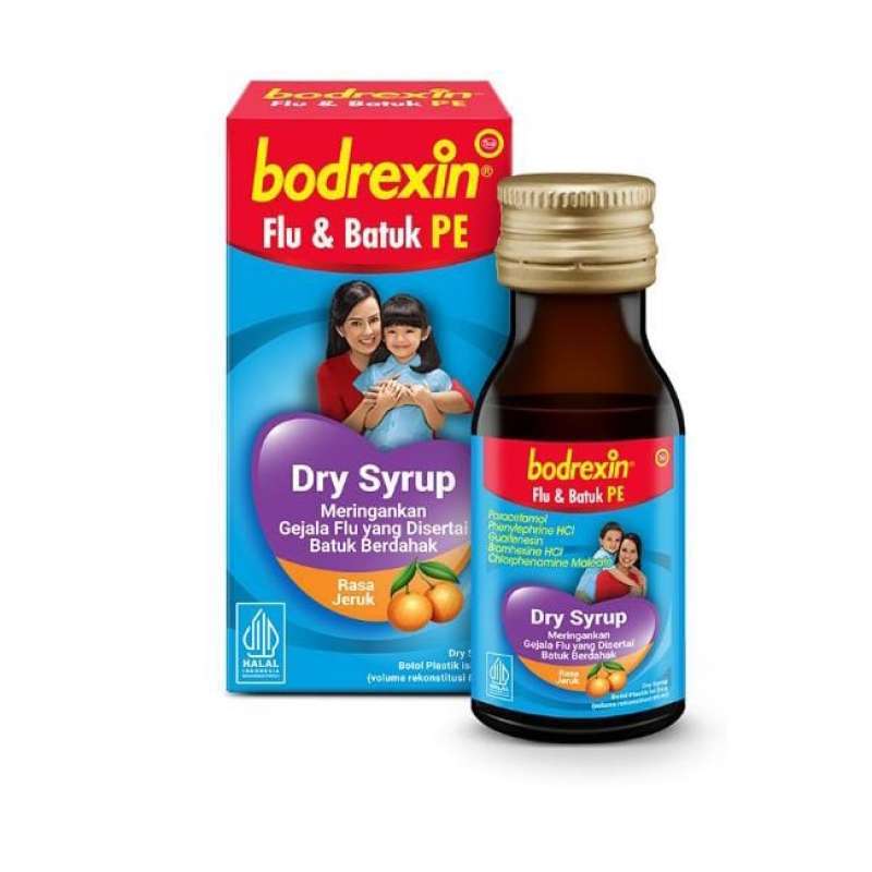 Jual Bodrexin Flu Dan Batuk Dry Syrup Rasa Jeruk Botol 24 G / 60 Ml Di ...