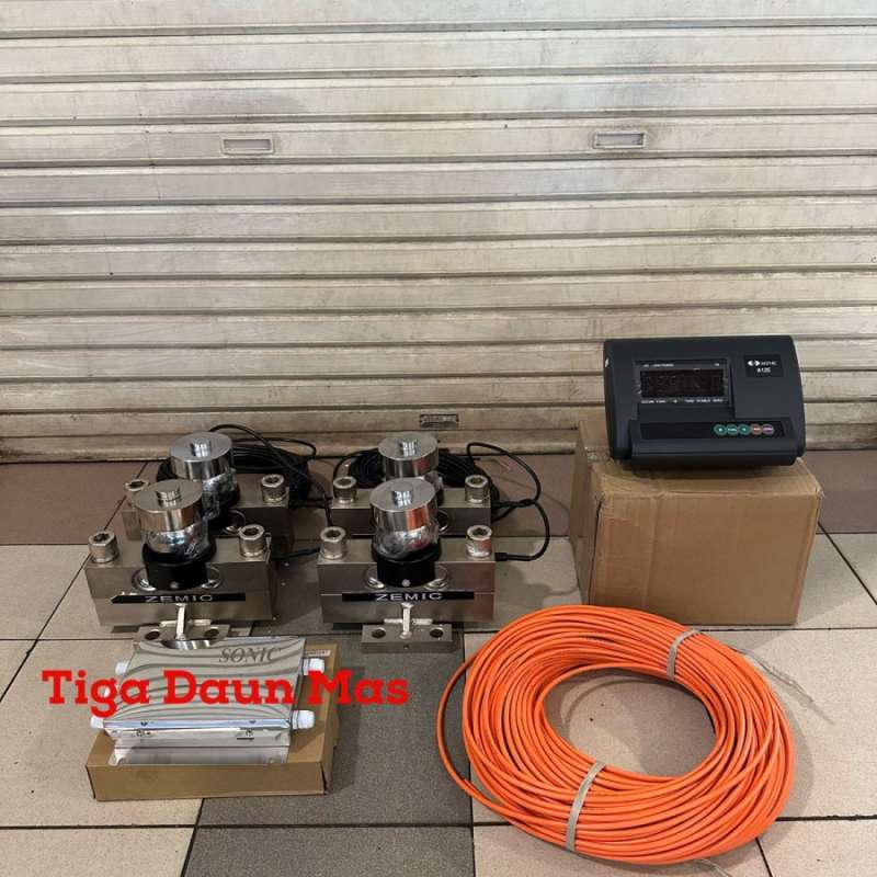 Jual Paket Jembatan Timbangan 4 Pc Load Cell Zemic Hm9b 30 Ton ...