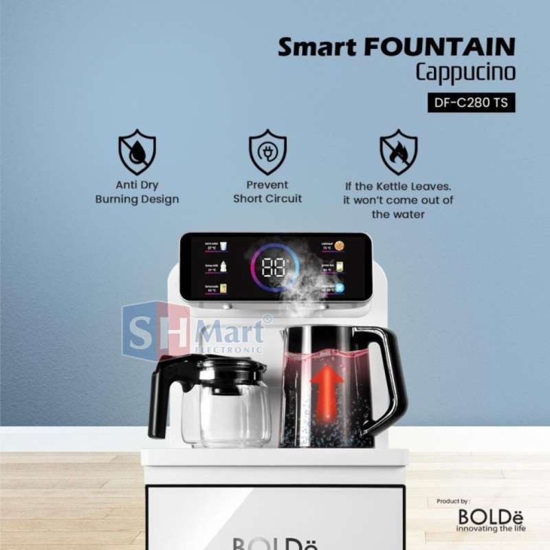 Jual Dispenser Galon Bawah Bolde Smart Fountain Cappucino Touch Screen ...