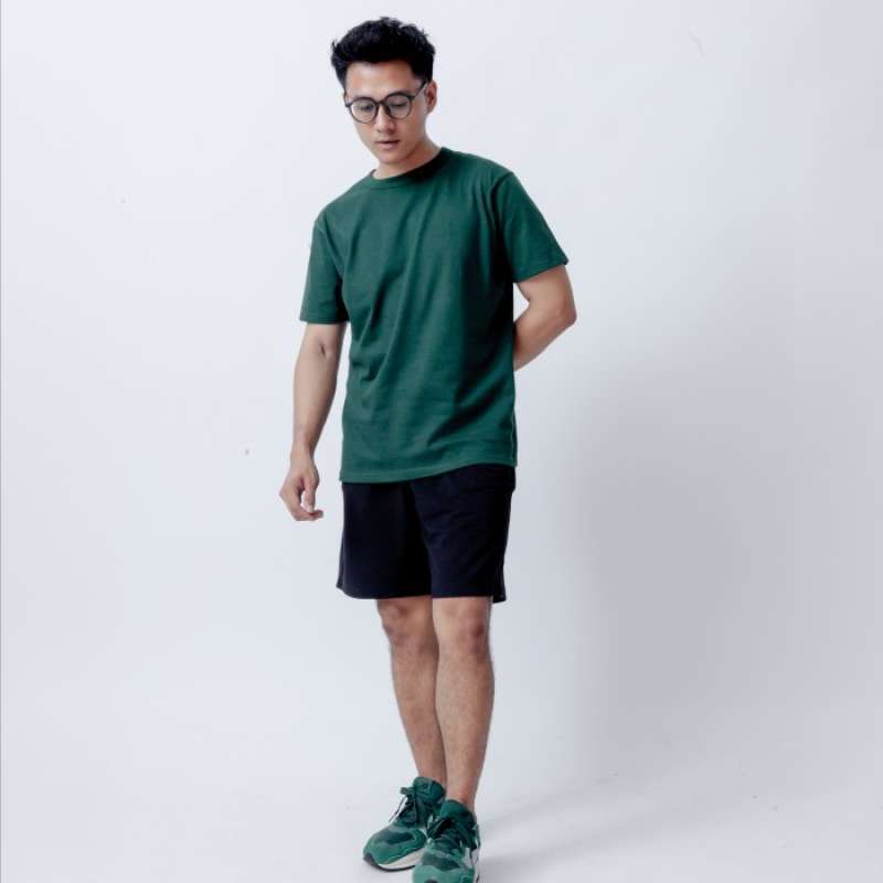 Jual Common Goods Heavy Weight Regular T-shirts - Pine Green - L Di Seller Common Goods ...
